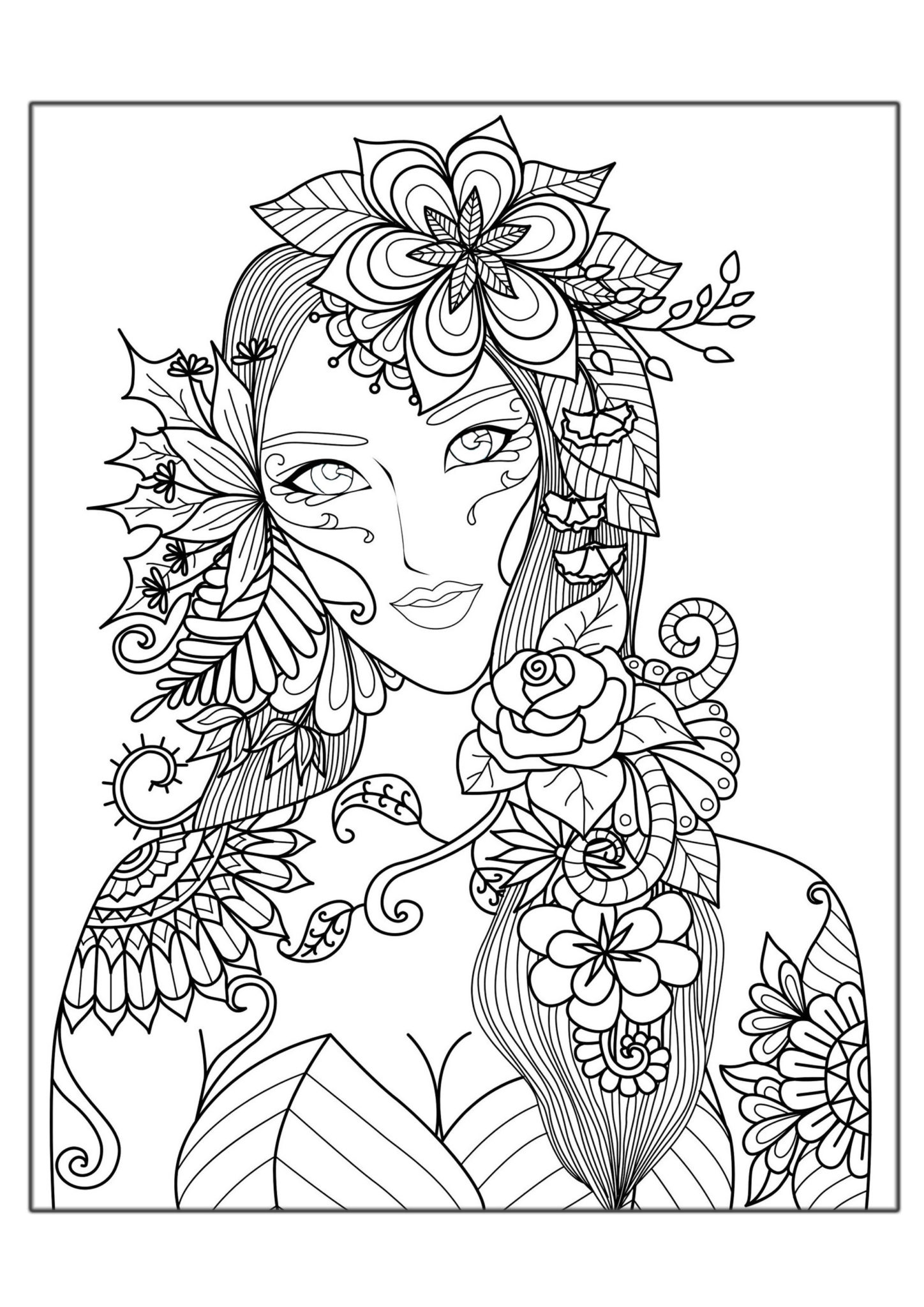 coloriage zen coloriage adulte à imprimer pdf – 123Dessins | Source #1 ...
