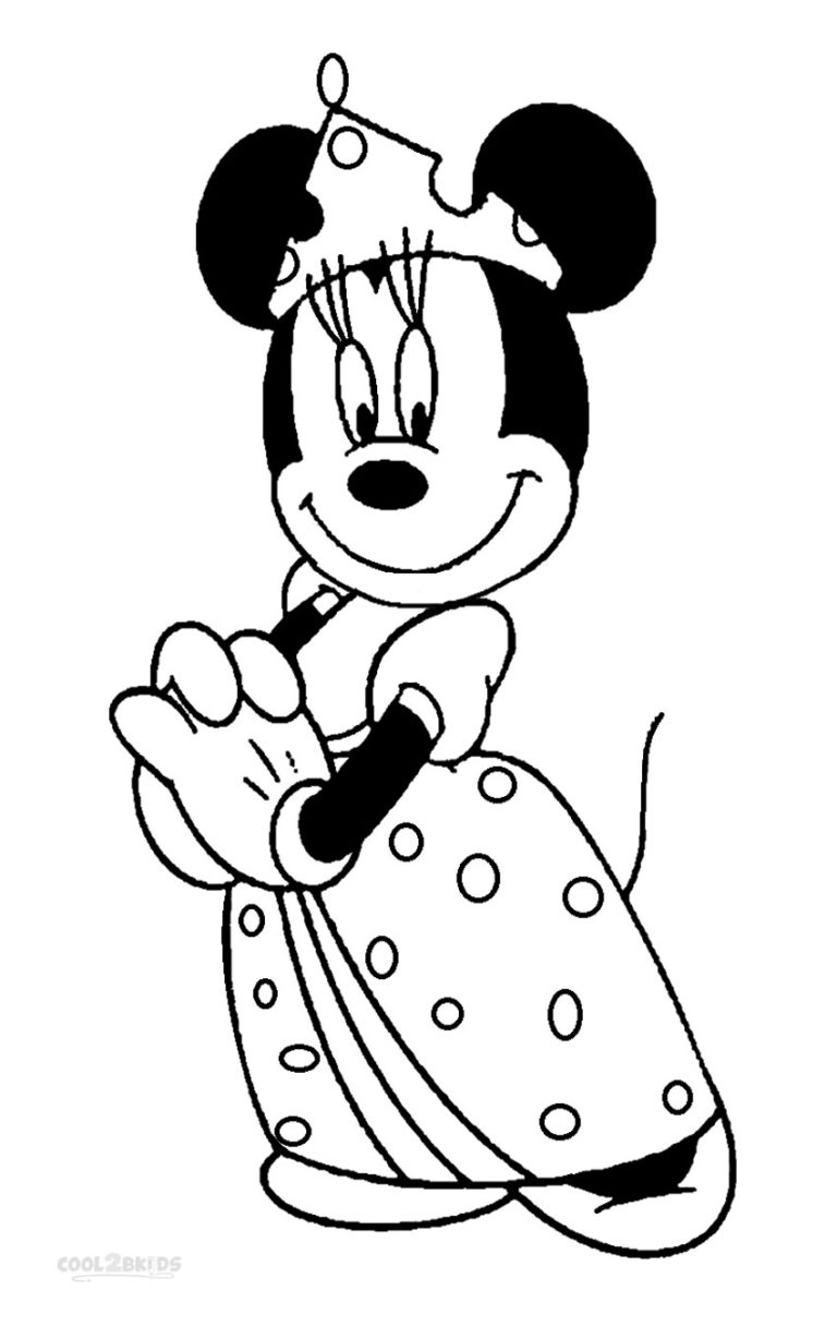 coloriage de minnie et daisy a imprimer – 123Dessins | Source #1 des ...