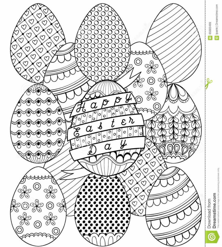 coloriage oeufs paques lapin – 123Dessins | Source #1 des Dessins ...